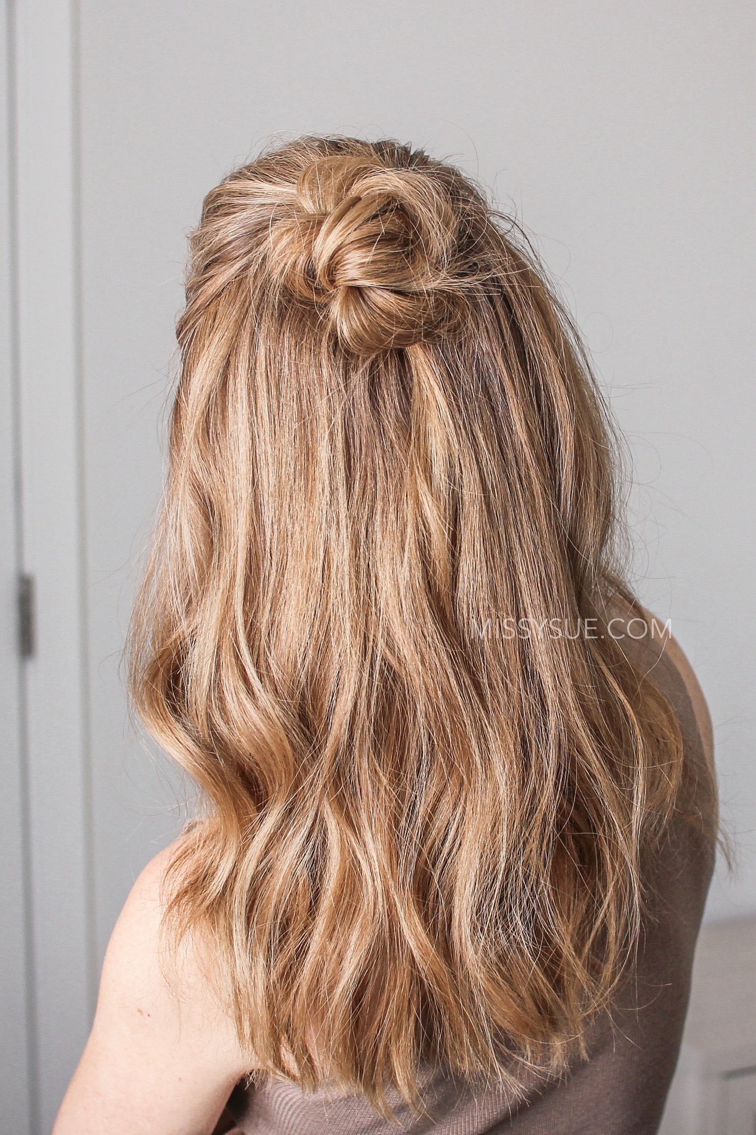 Half Up Knotted Bun | MISSY SUE