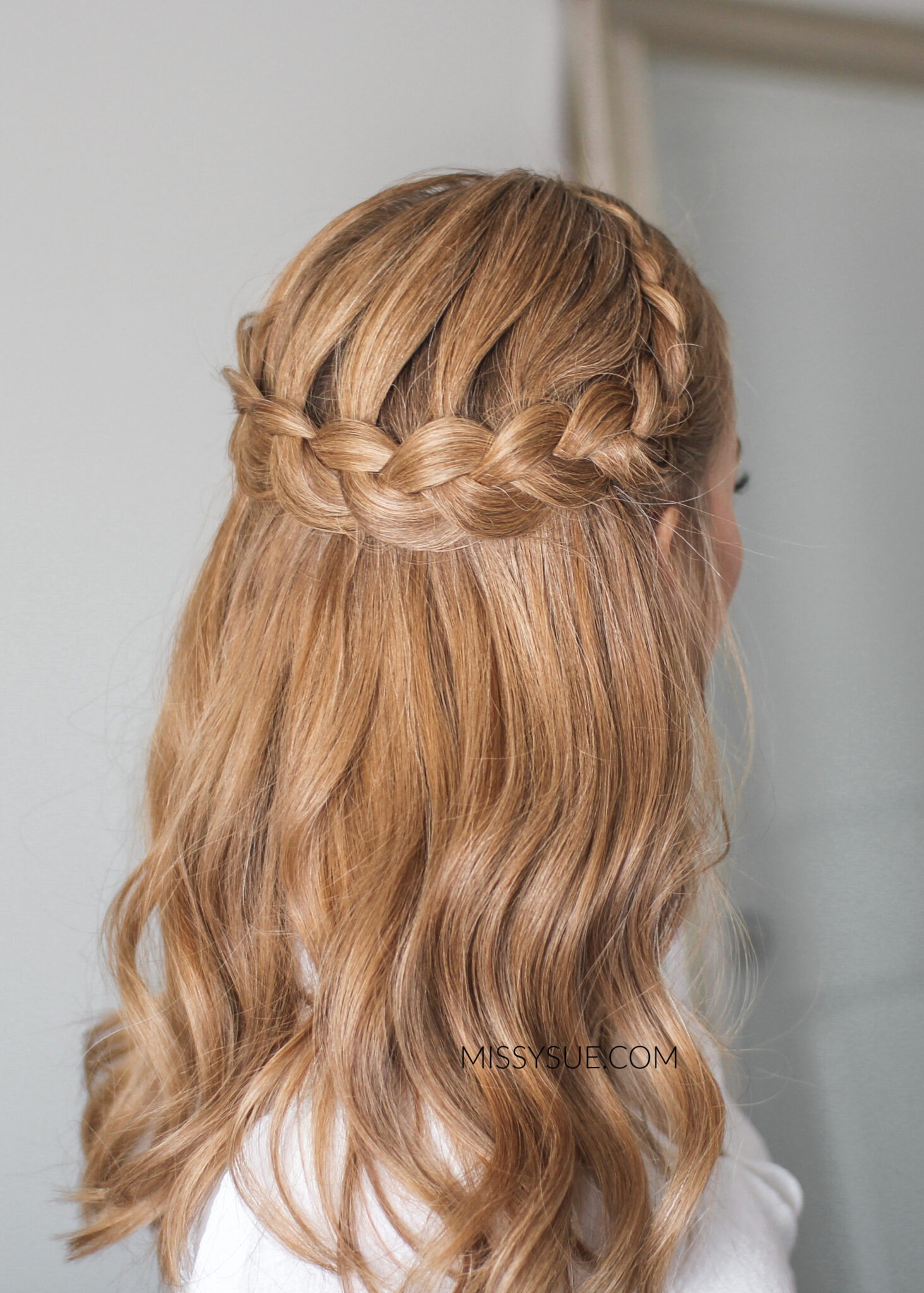 HALF UP DUTCH CROWN BRAID | MISSY SUE