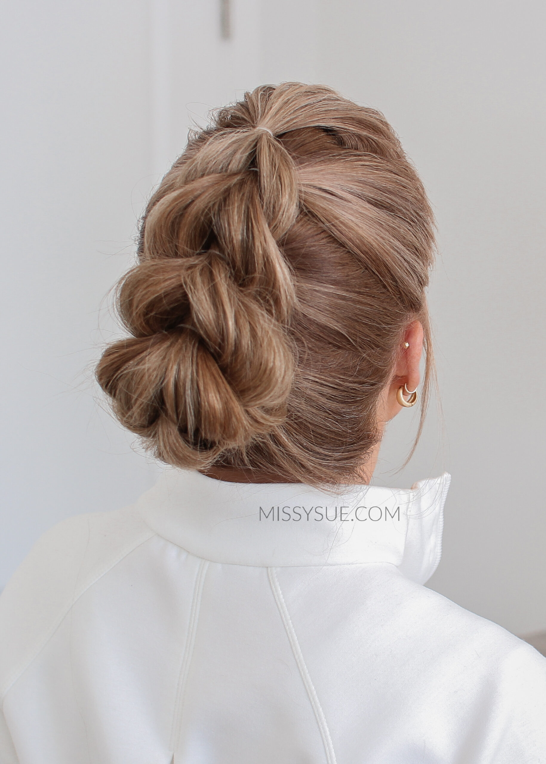 Pull Through Braid Updo | Heatless Hairstyles | MISSY SUE